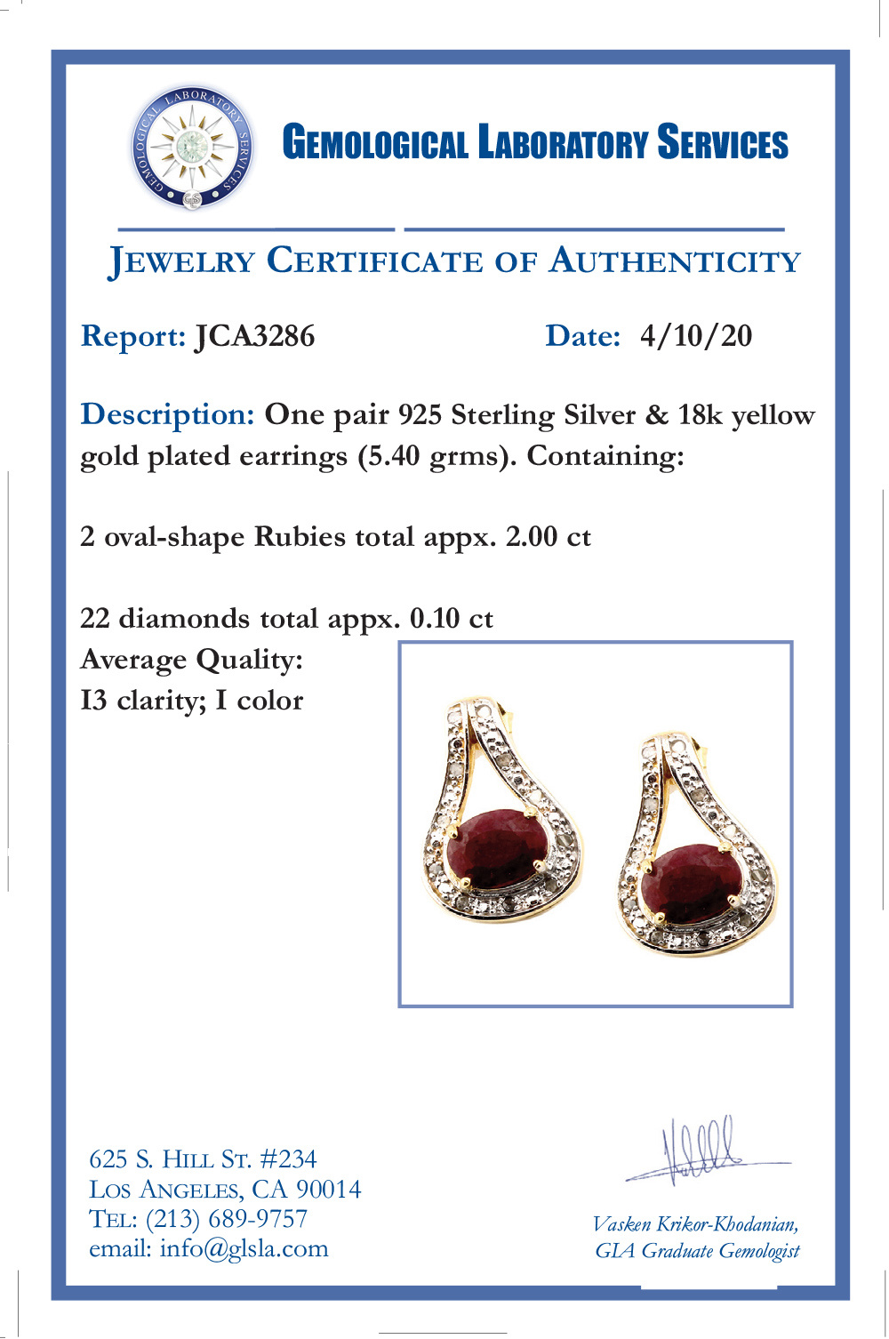 Bid4Assets.com > Auction Detail > (1200689) $2,285 Value! 3.33 Ctw GLS ...